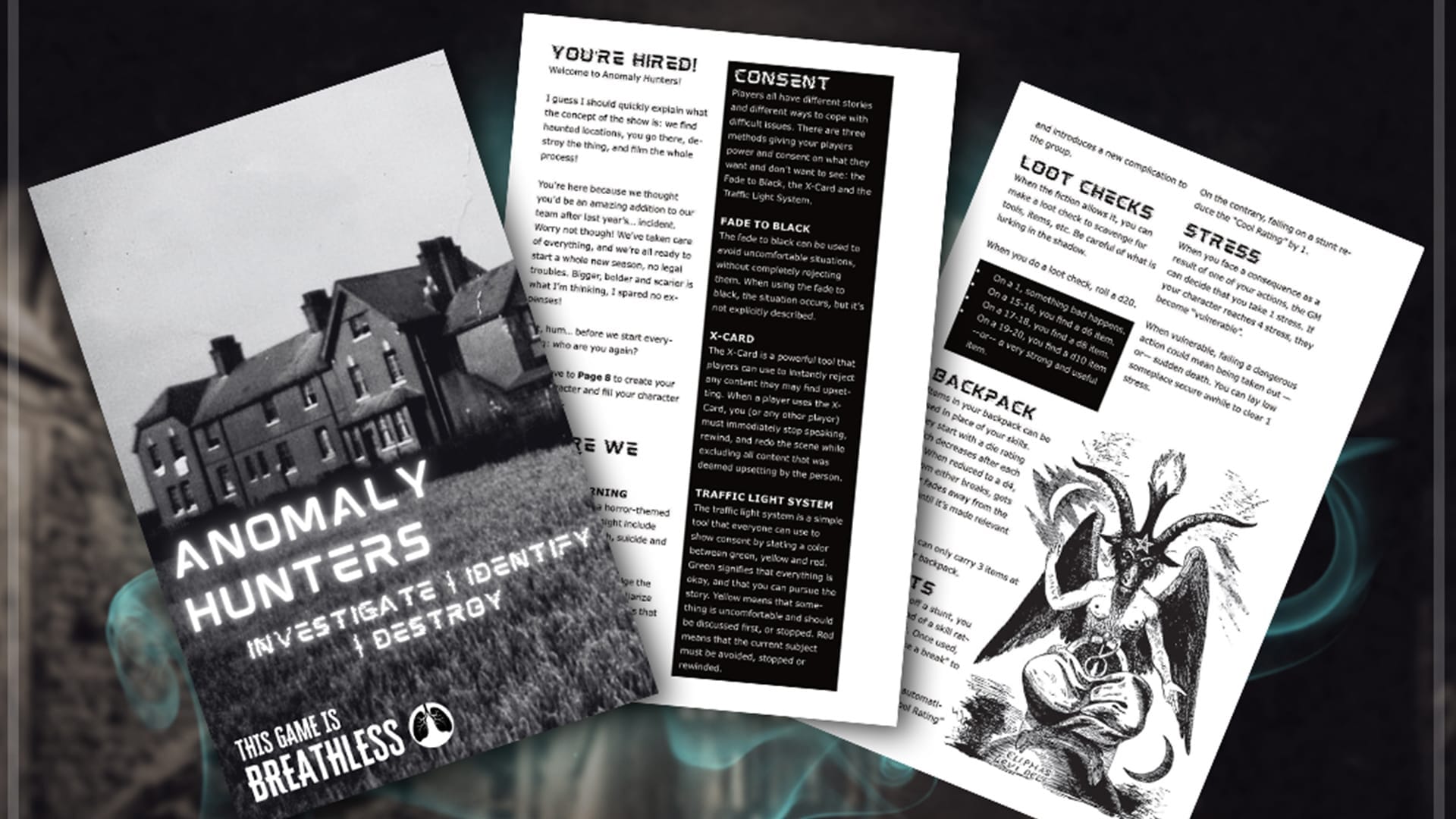 Anomaly Hunters: A TTRPG of Monster Hunting and TV